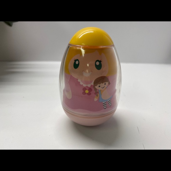 Hasbro | Toys | 209 Hasbro Weebles Wobble Girl With Doll | Poshmark